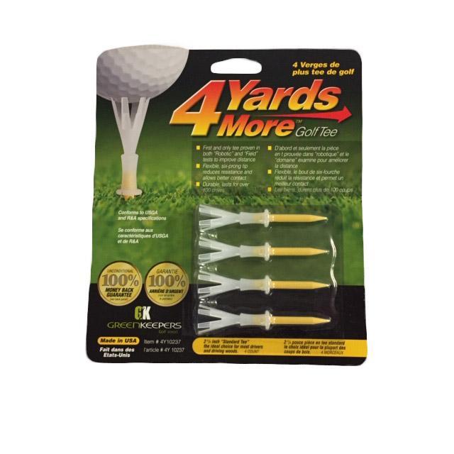 4 Yards More Golf Tee 2 3/4 Inch 4 pack – Golf Stuff