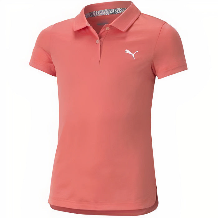 Puma Girl's Essential Polo Georgia Peach 57813613 – Golf Stuff